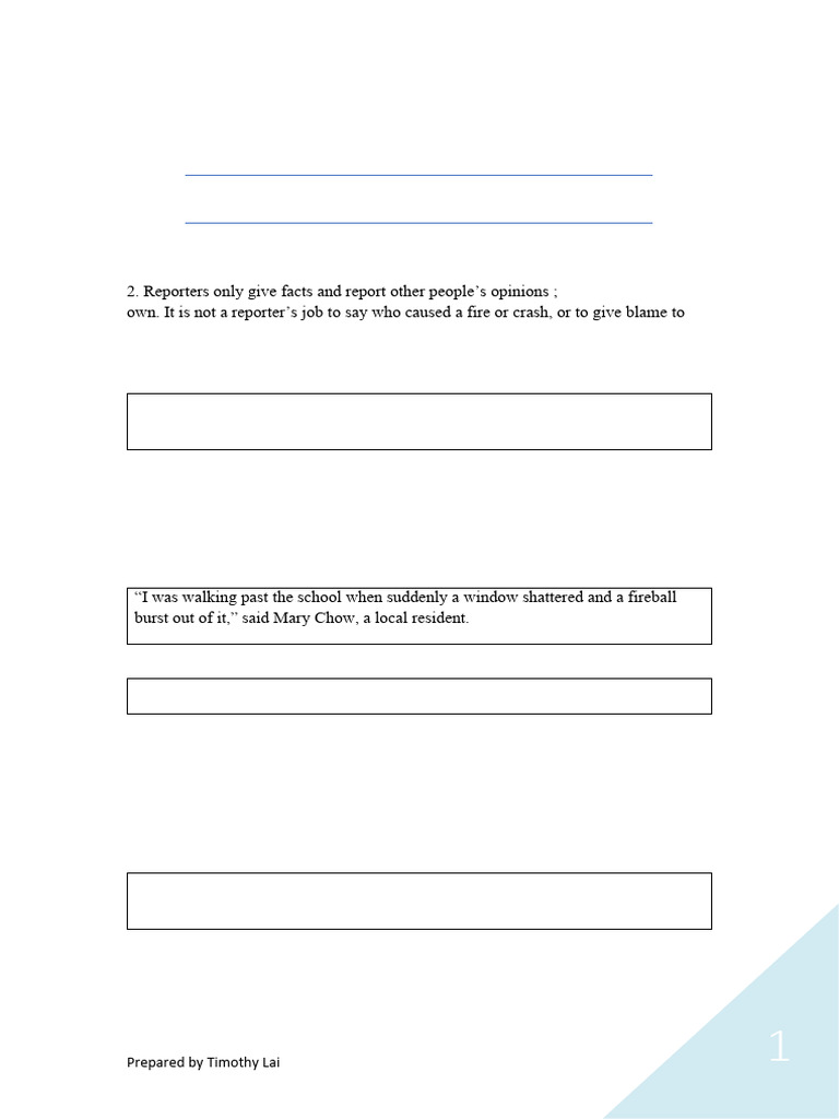 26th Dec Writing News Report Exam Related Grammar Past Paper | PDF ...