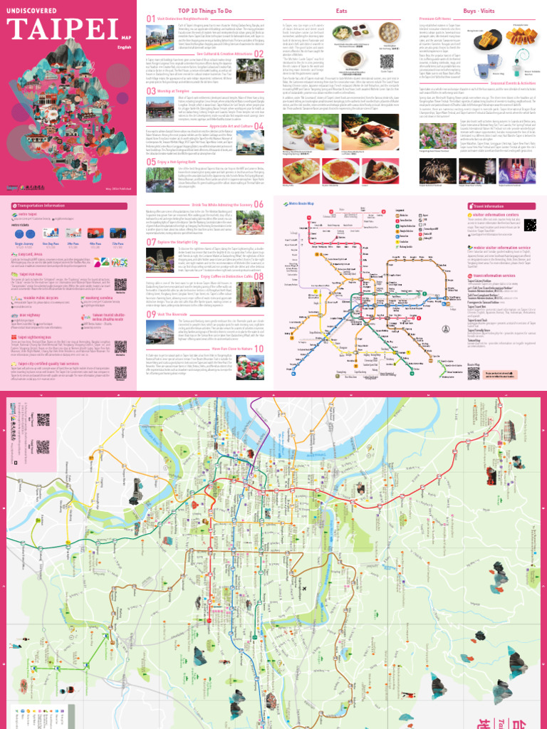 Undiscovered Taipei Map | PDF | Taipei | Cuisine