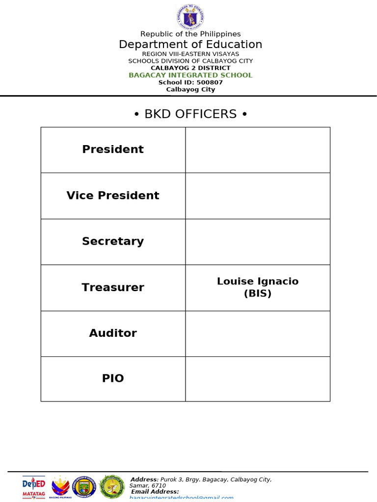 C2 DISTRICT_SELG-YESO-BKD_OFFICERS_2024 | PDF
