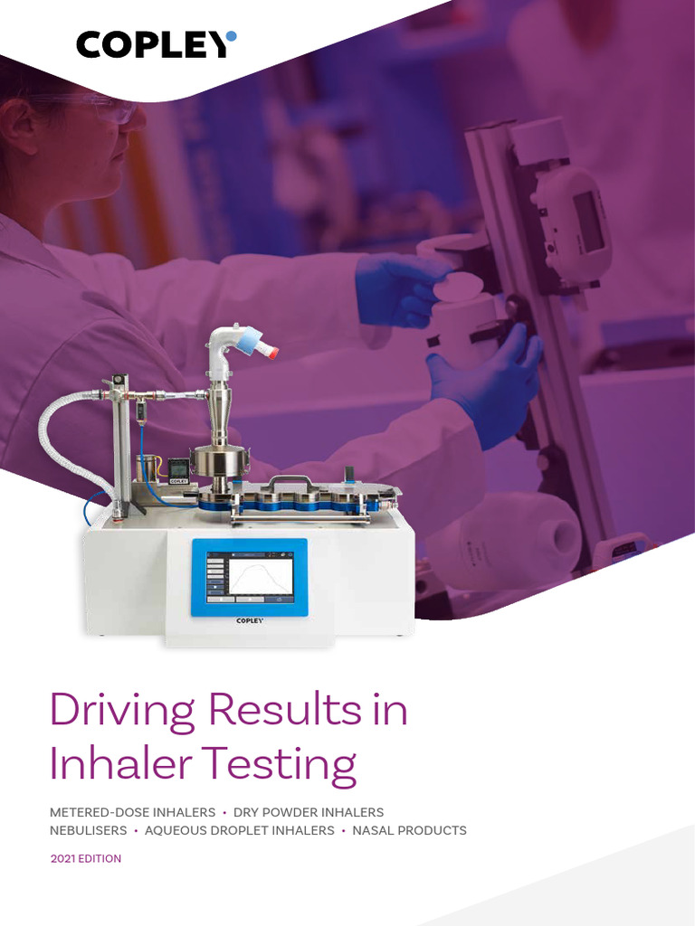 Copley - Inhaler Testing | PDF | Pharmacology | Medical Treatments Copley - Inhaler Testing | PDF | Pharmacology | Medical Treatments