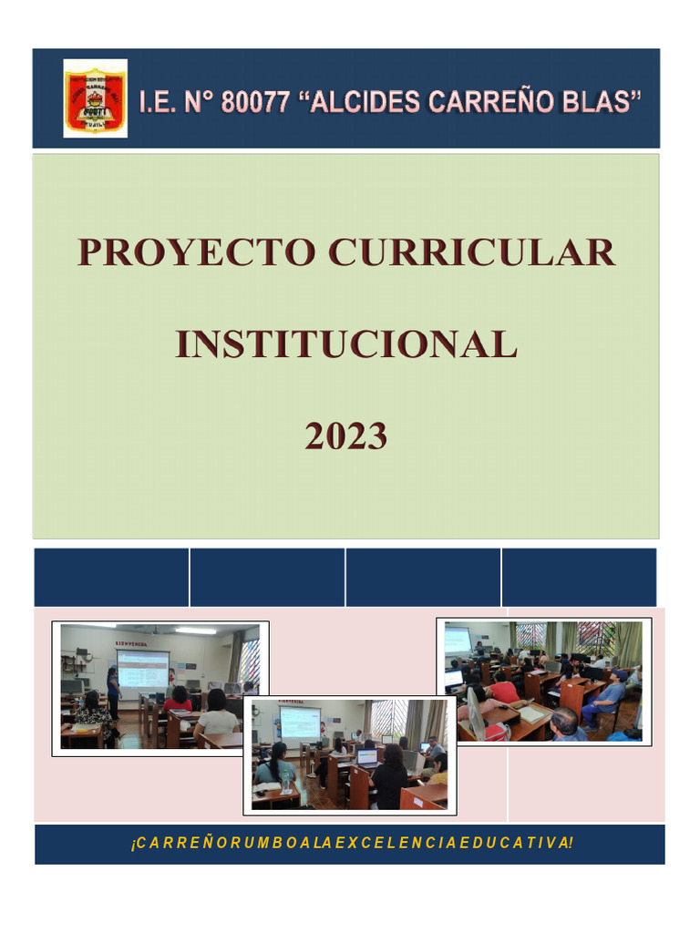 Pci 2023 | PDF | Enseñando | Aprendizaje