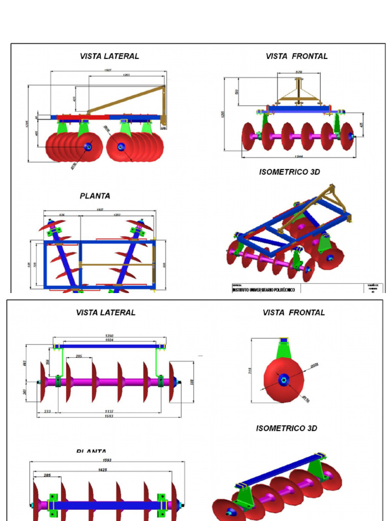 Planos Rastra II | PDF