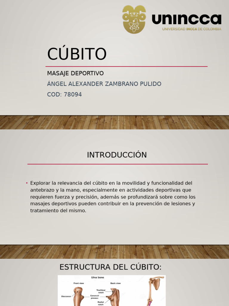 Masaje Deportivo para el Cúbito | PDF | Codo | Sistema musculoesquelético