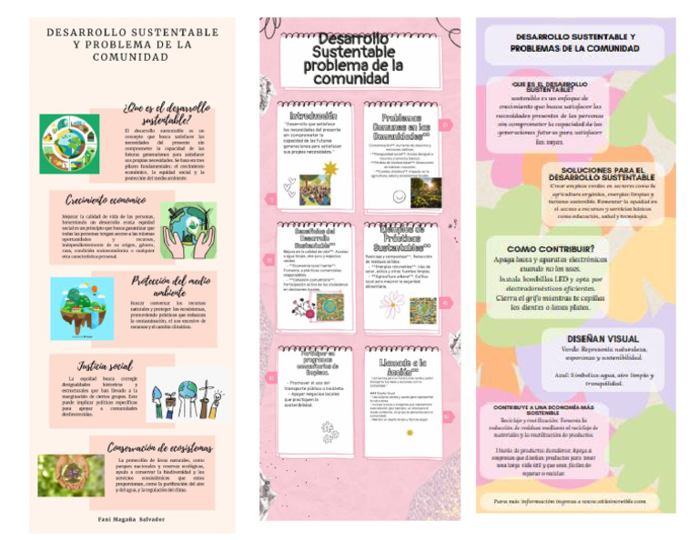 Infografia Problemas de La Comunidad | PDF