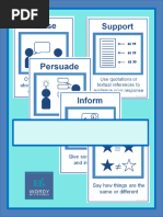 Citing Text Evidence Mini Anchor Charts | PDF
