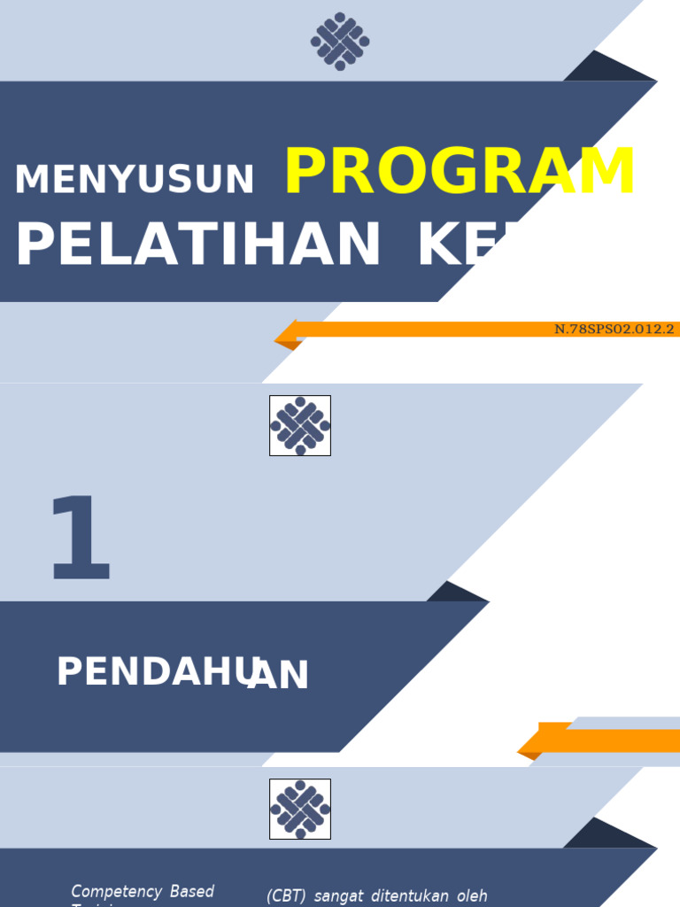 PPT N.78SPS02.012.2 Menyusun Program Pelatihan Kerja | PDF