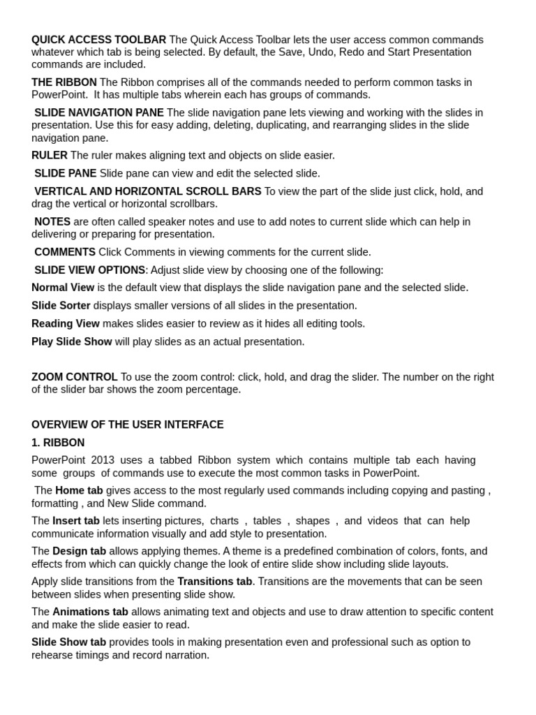 Quick Access Toolbar The Quick Access Toolbar Lets The User Access Common Commands Whatever