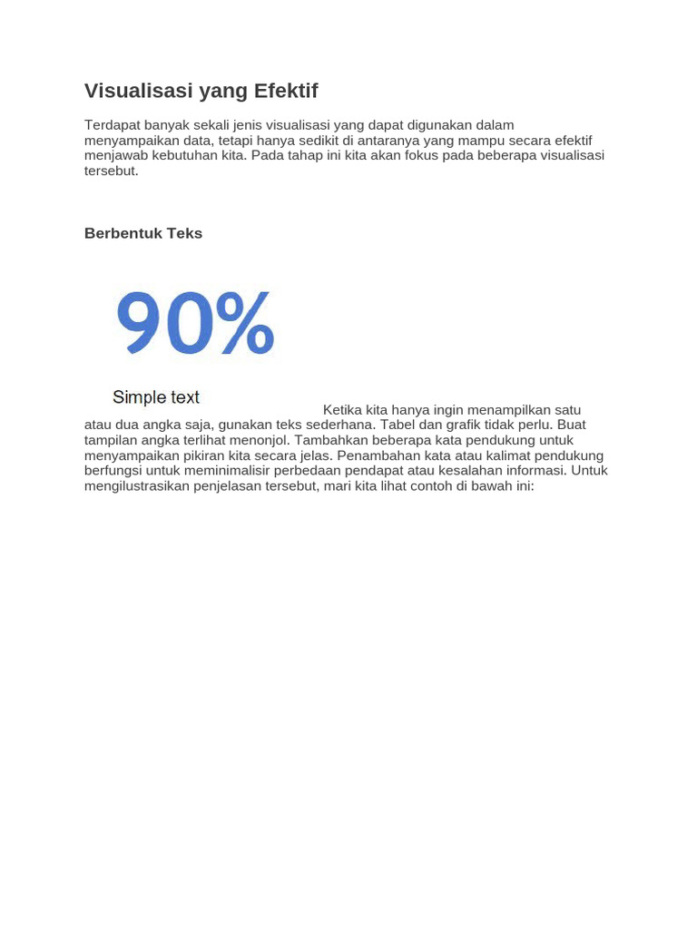 Visualisasi Data Yang Efektif | PDF