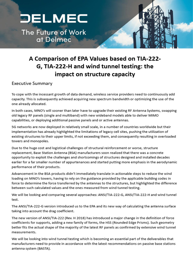 White-Paper-for-wind Tunnel Test (Delmec) | PDF | Antenna (Radio ...