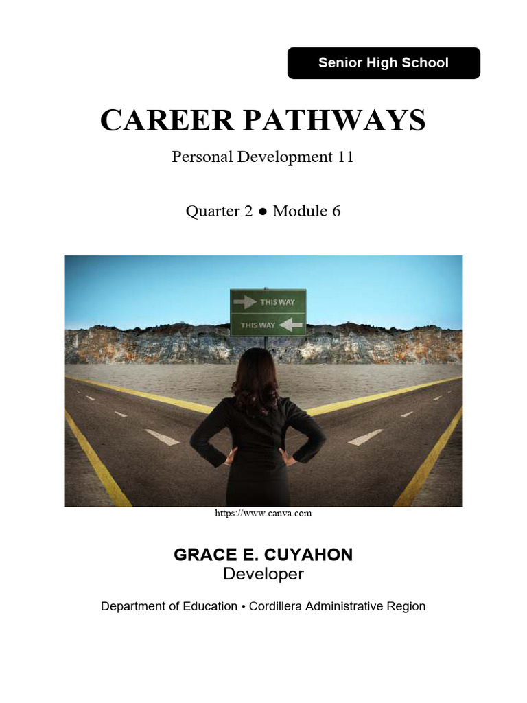Career Pathways Module for Grade 11 | PDF | Motivation | Motivational