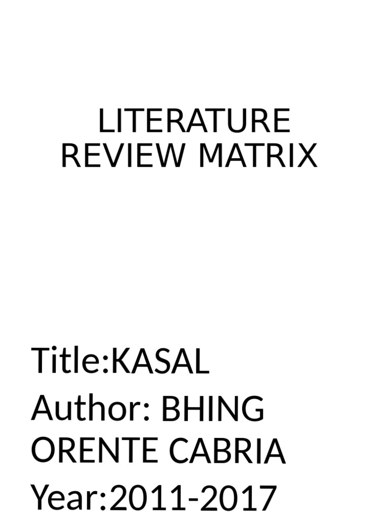Literature Review-Yza Abarquez | PDF