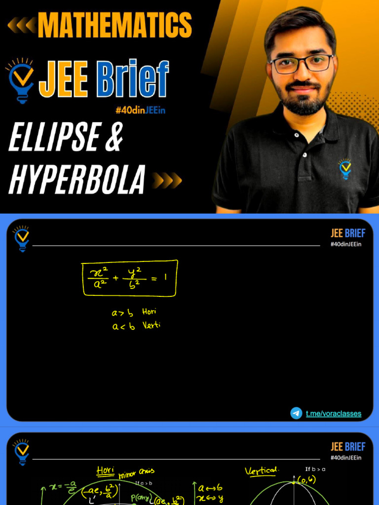 Ellipse And Hyperbola Equations Guide Pdf