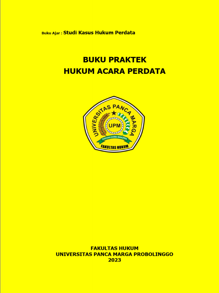 Diktat Studi Kasus Hukum Perdata | PDF