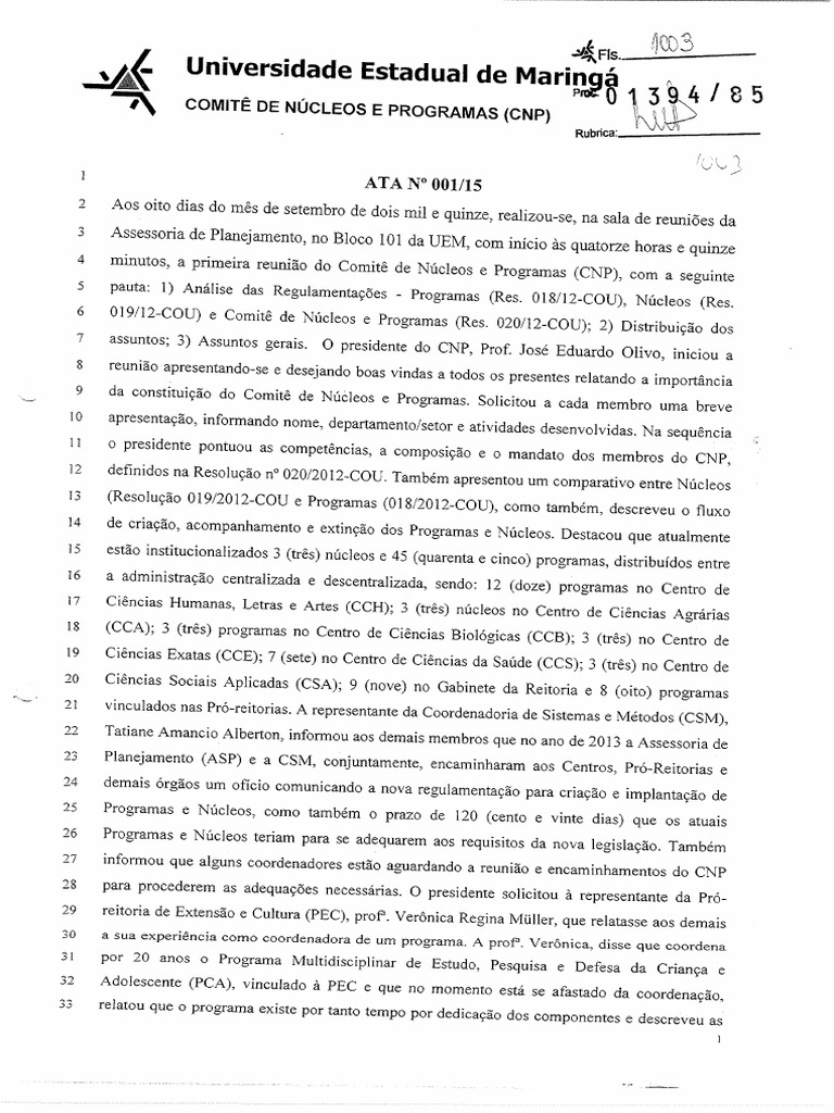 CNP - Ata 2015 - 1 | PDF