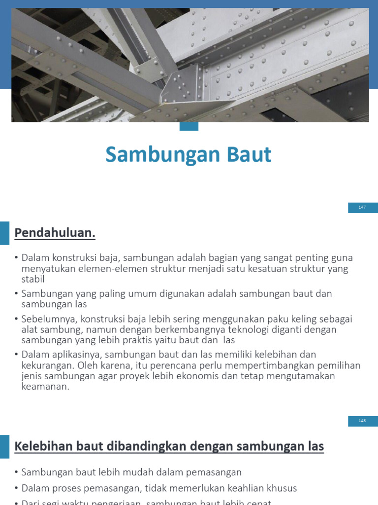 Sambungan Baut-1 | PDF