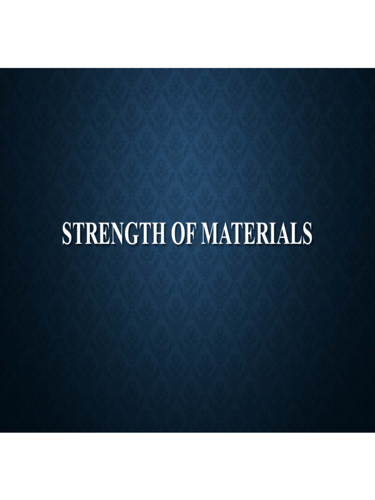 CHAPTER 1complex Stress Lecture Note | PDF | Stress (Mechanics) | Geometry