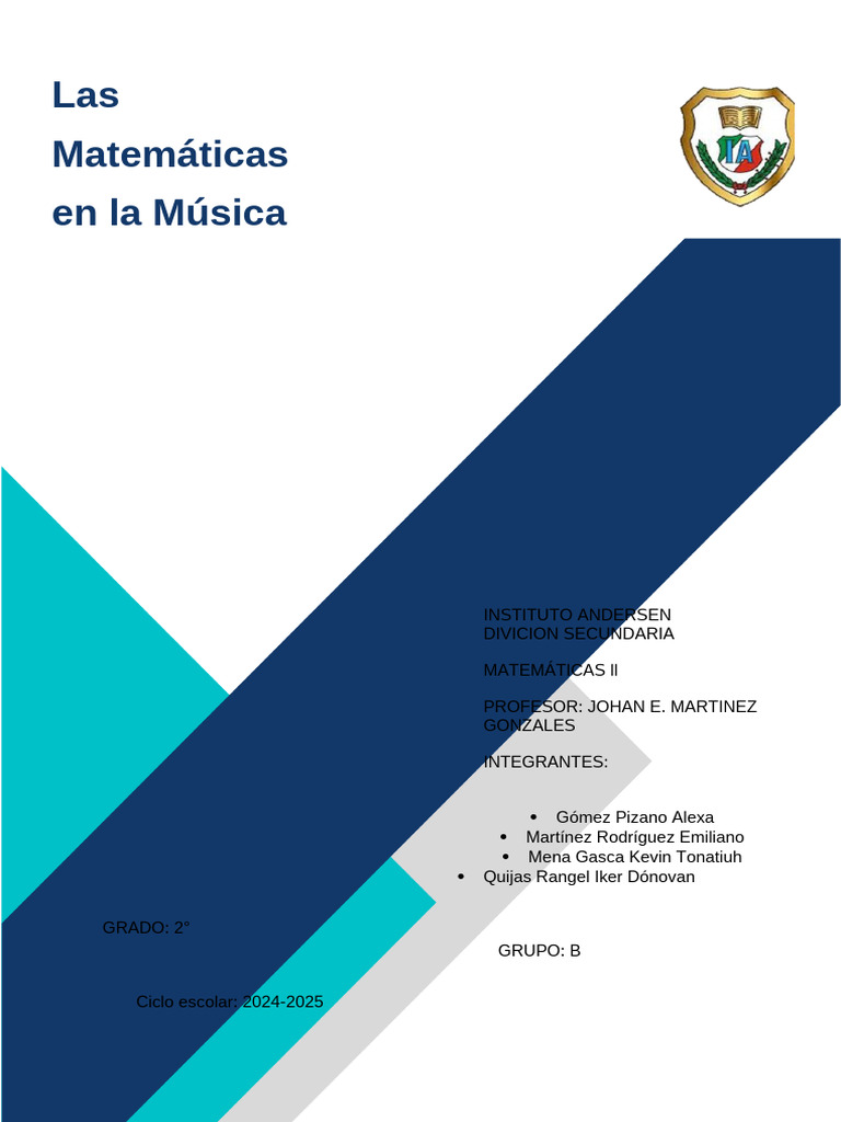 Las Matemáticas en La Música 2 | PDF | Tipografía | Comunicación escrita