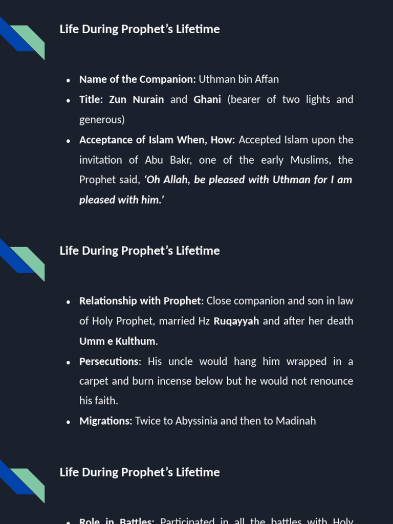 Caliphate of Hazrat Uthman | PDF | Ali | Muhammad