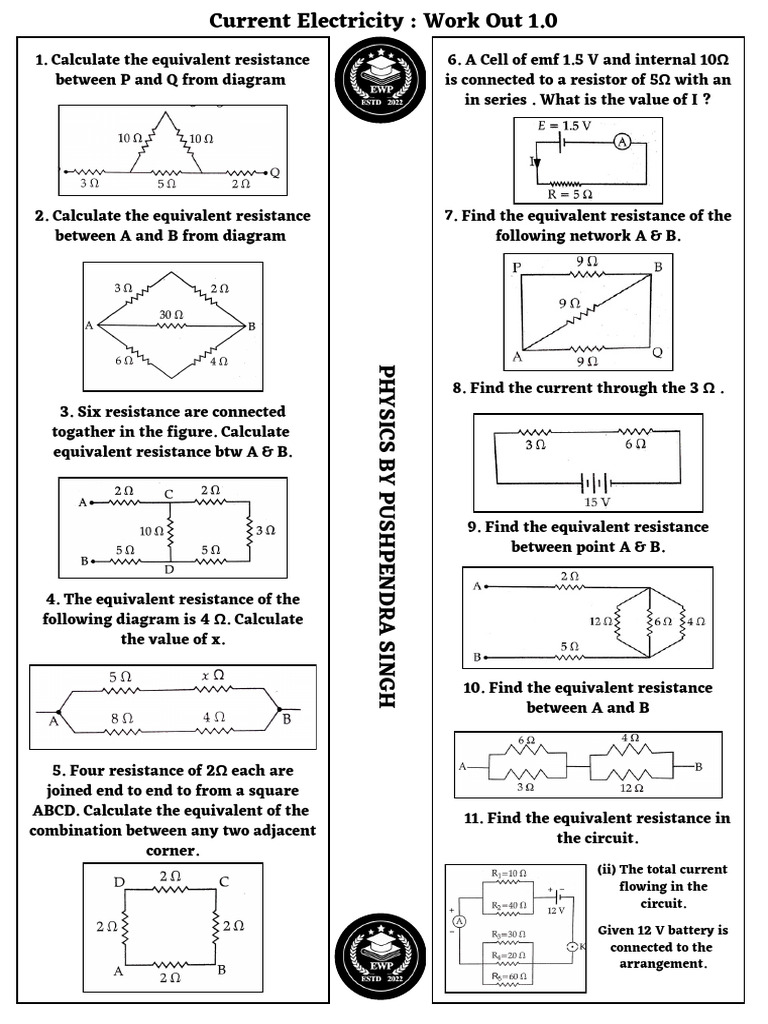 Current electricity | PDF