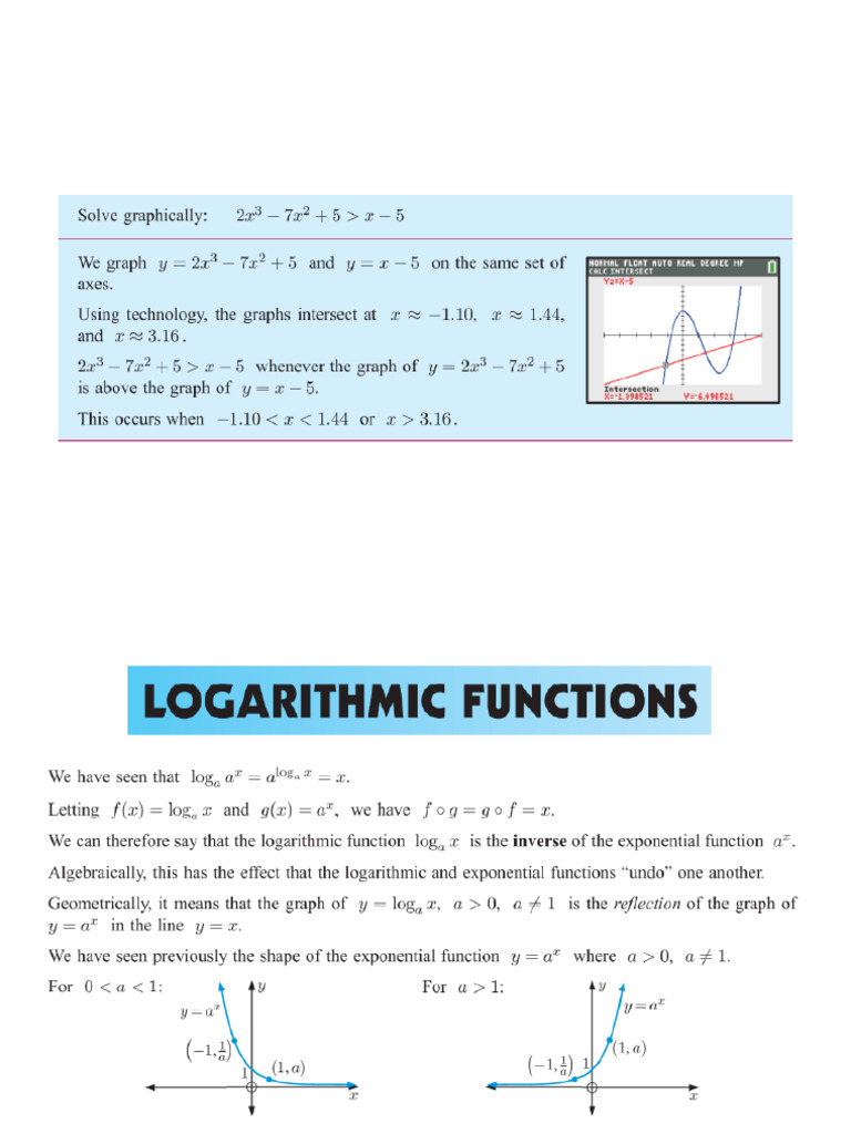 Log Functions | PDF