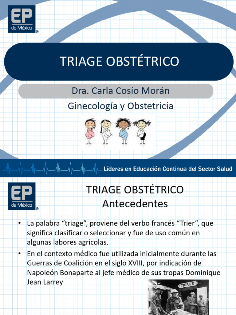 Triage Obstetrico | PDF | Partería | Especialidades Medicas