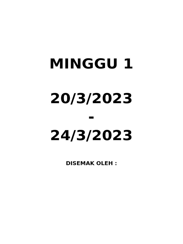 Minggu Pdf