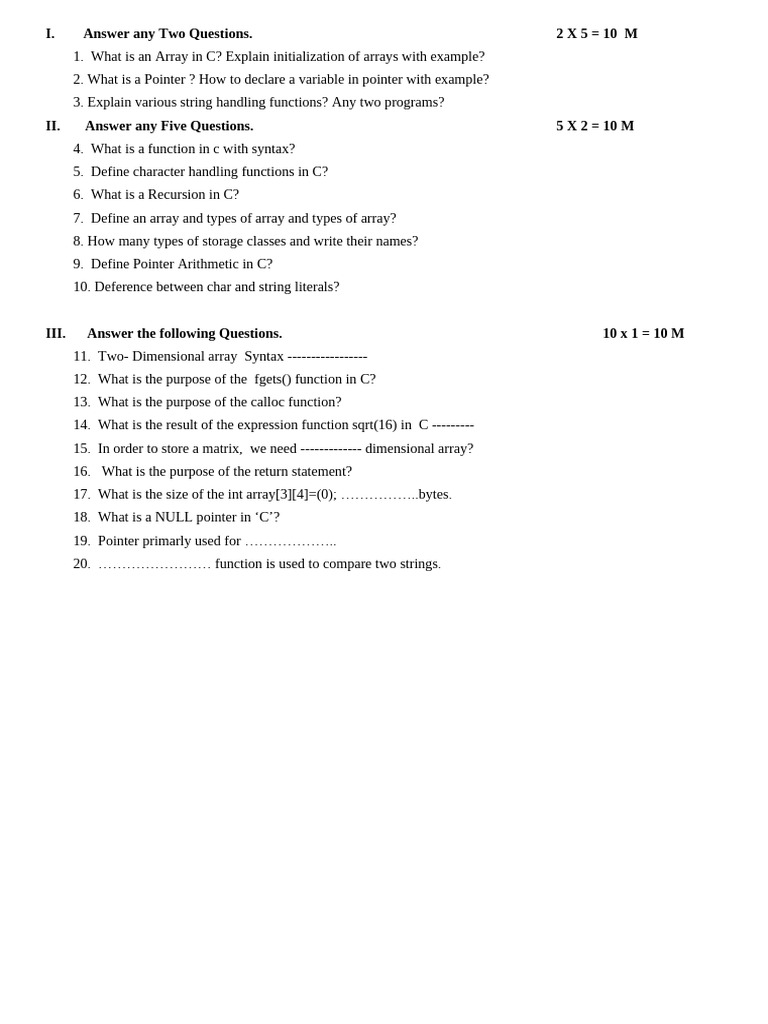 PC II Sem Mid - II QP 23-24 | PDF