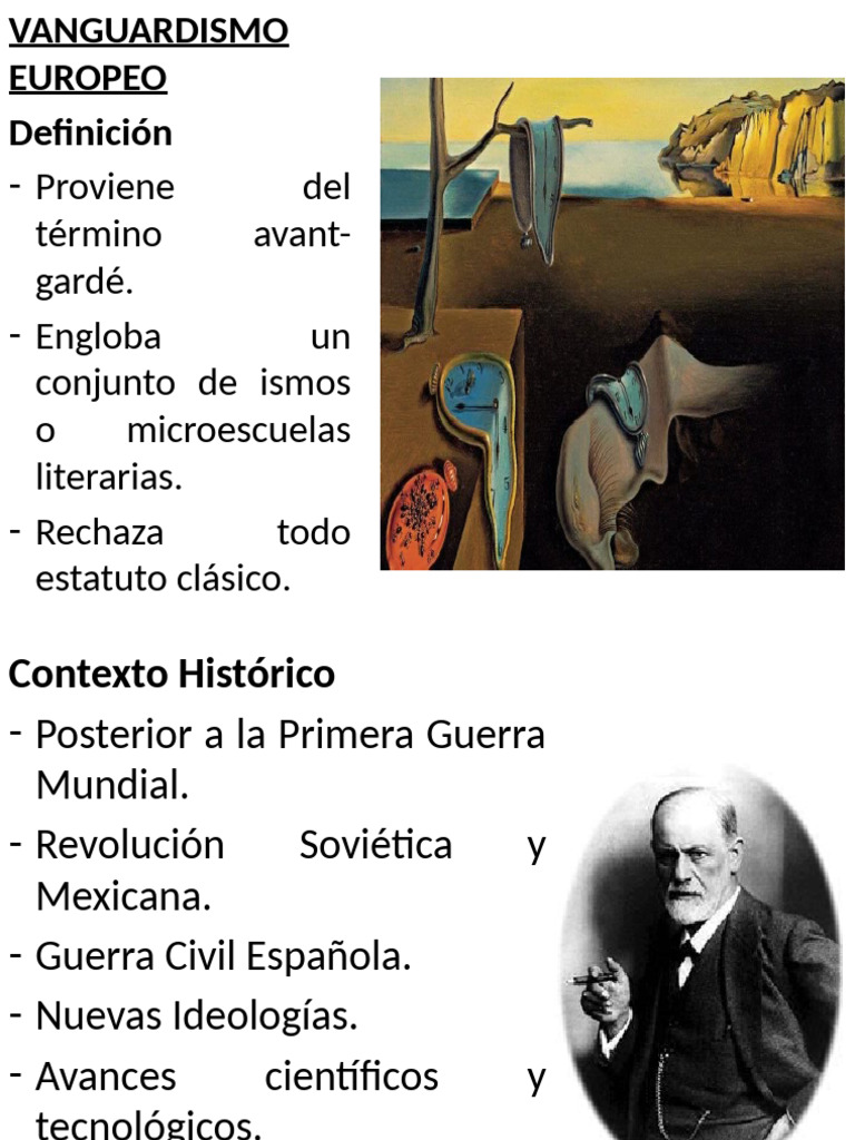 Semana 8 - 2 - Vanguardismo Europeo, Vamguardismo Norteamericano y Boom ...