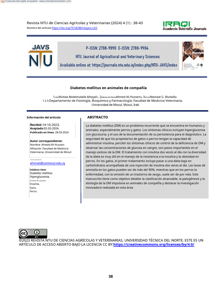 Donea Abdullah,+7 3.en - Es | PDF | Diabetes | Insulina
