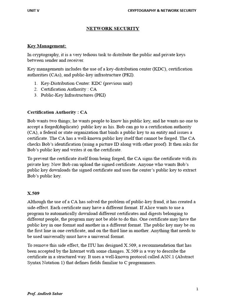 Network Security | PDF | Computer Network | Virtual Private Network