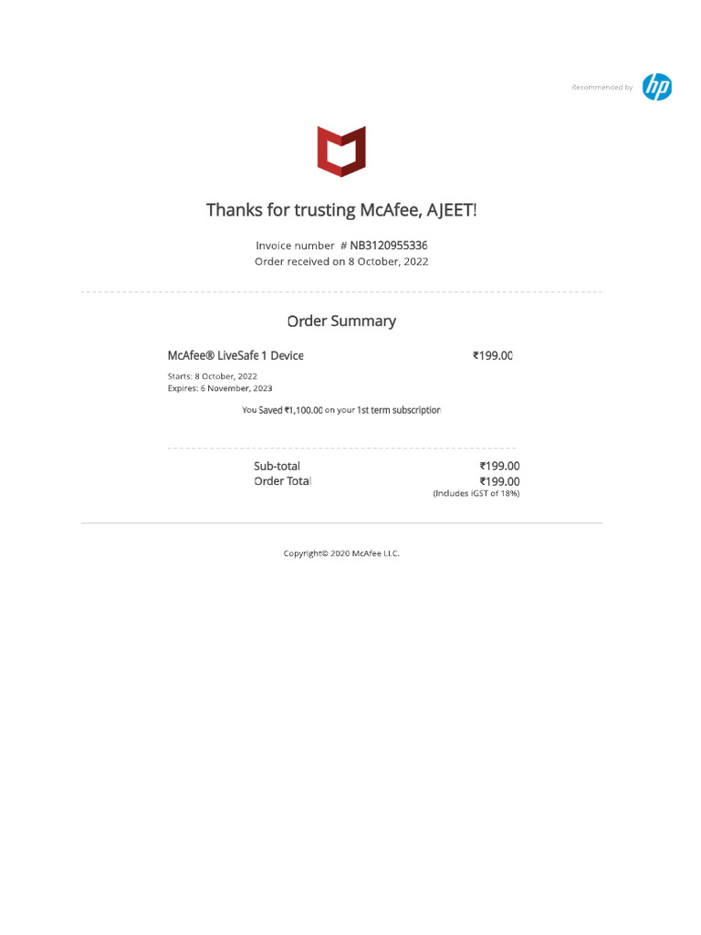 Mcafee Antivirus | PDF