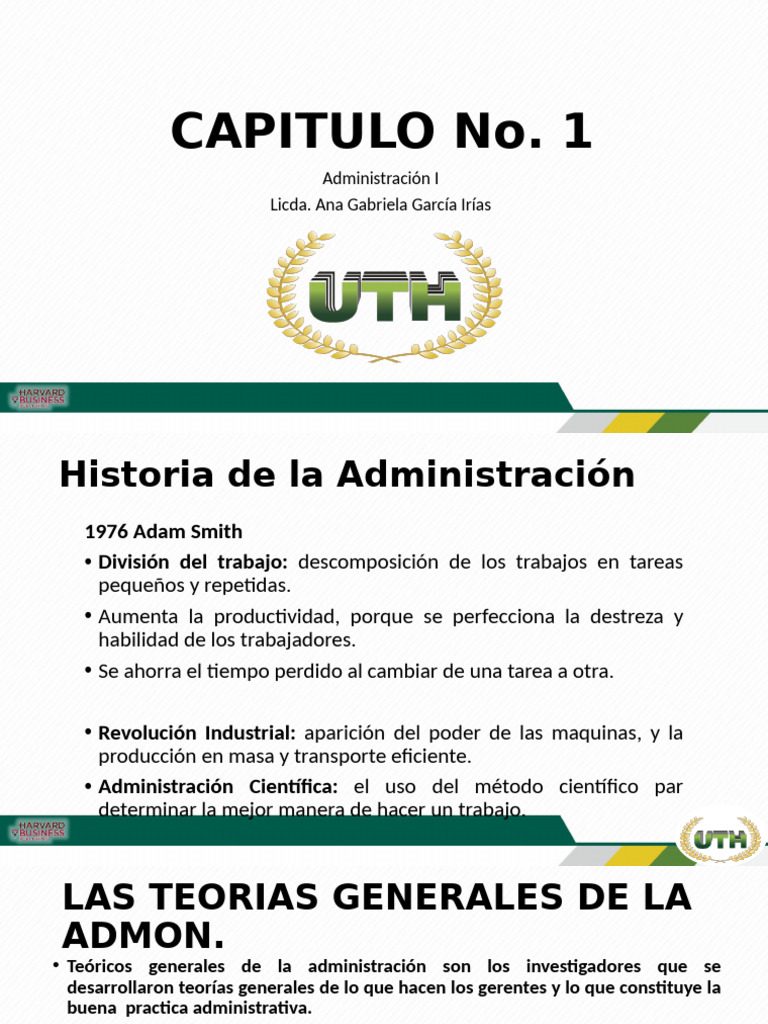 Historia de La Admon | PDF | Division de trabajo | Science