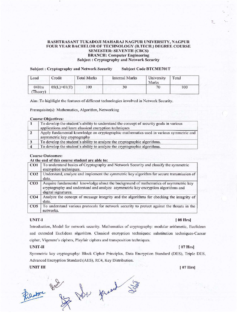 7th Sem Syllabus Computer Engineering - Compressed | PDF