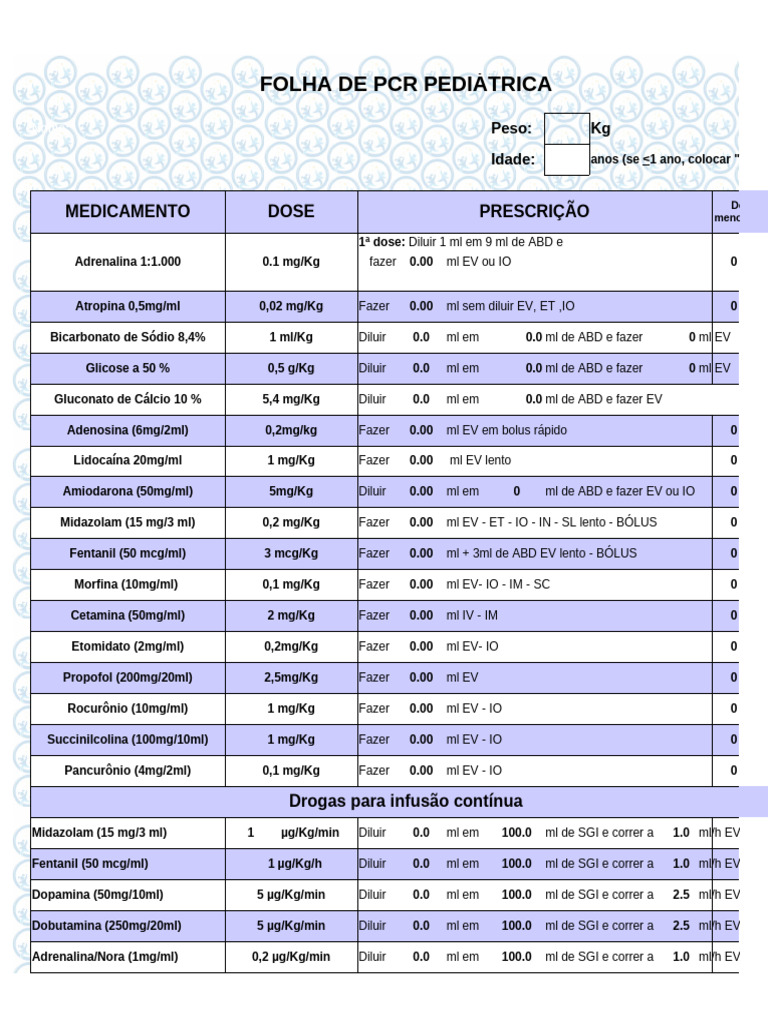 Folha de Parada RP | PDF