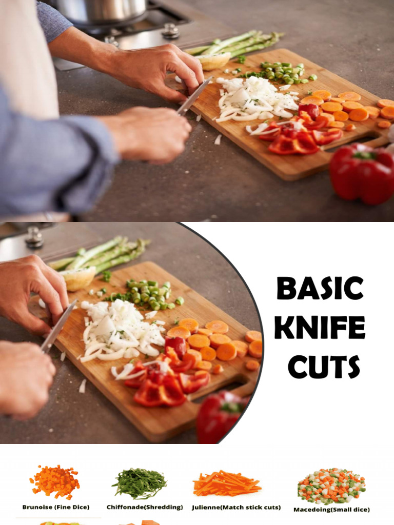 Basic Cuts of Veggies 1 | PDF