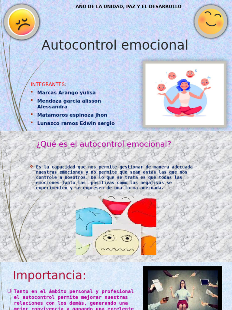 Autocontrol Emocional-Grupo 4 (1) (Solo Lectura) | PDF