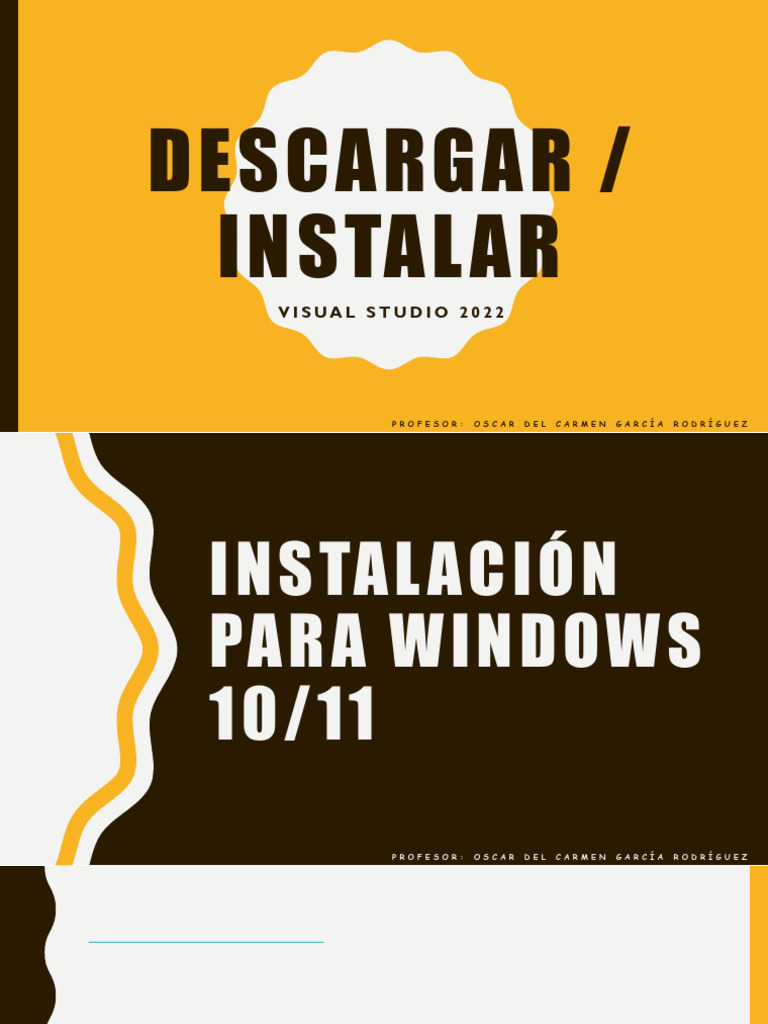 Manual de Instalacion Visual Studio 2022 | PDF | Microsoft Windows | Mac OS