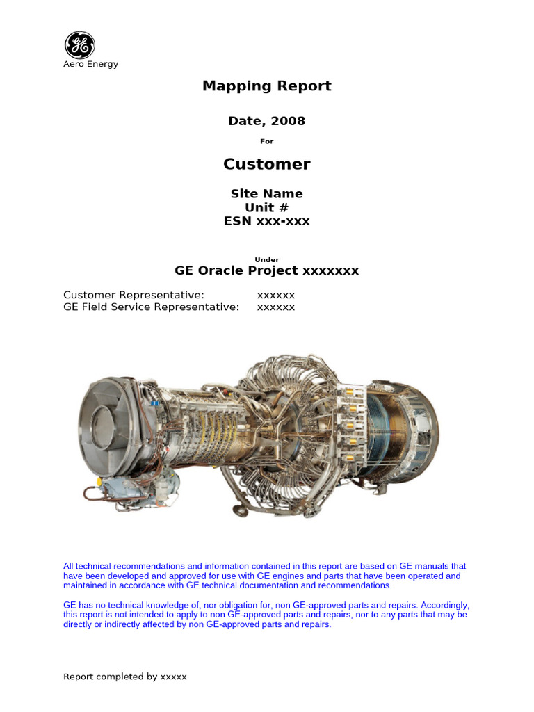 LM2500 Mapping Template | PDF