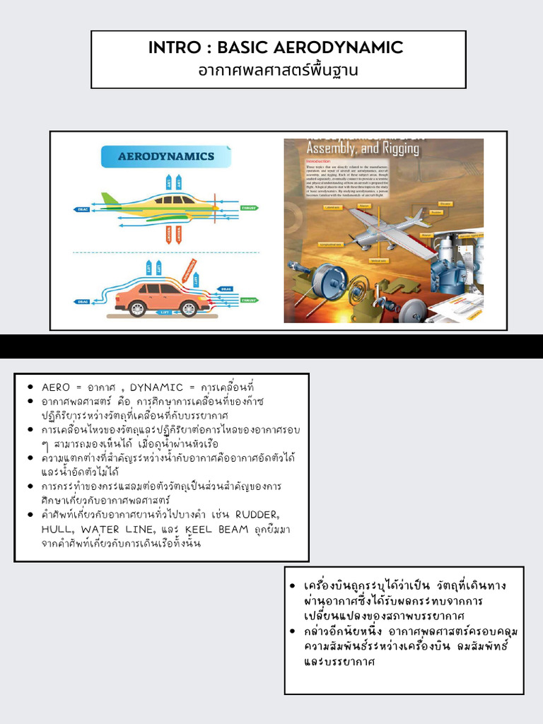 Intro: Basic Aerodynamic | PDF