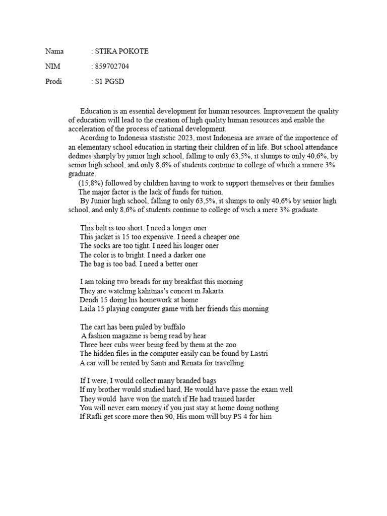 Tugas 3 B. Ing | PDF