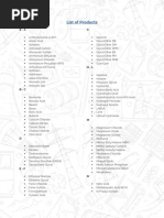 Hazardous Chemicals List | PDF