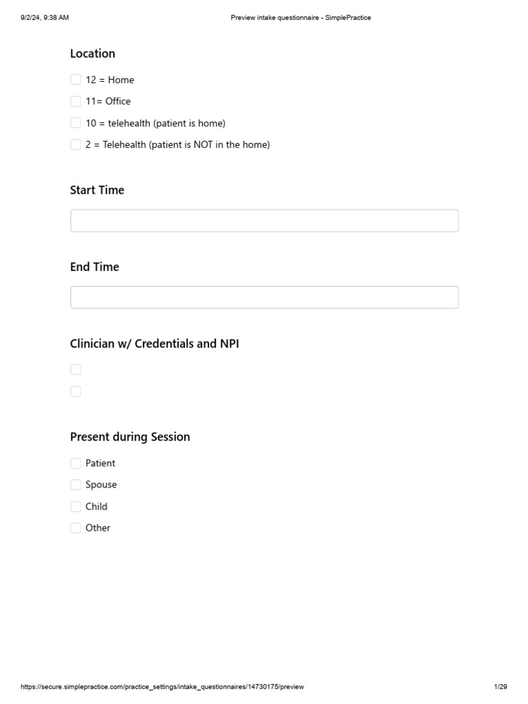 Progress Note Checklist That Corresponds With Ashlee's Custom GPT | PDF ...