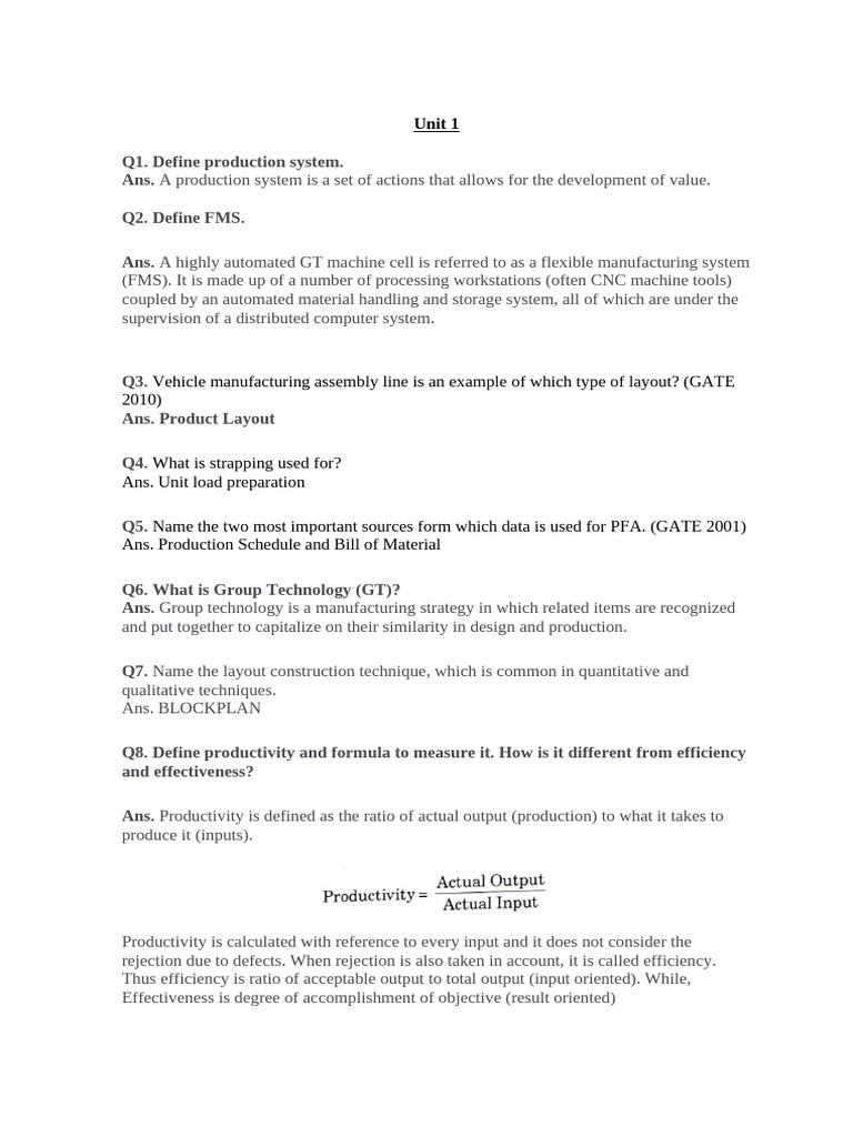 Question Bank Solution | PDF | Inventory | Forecasting