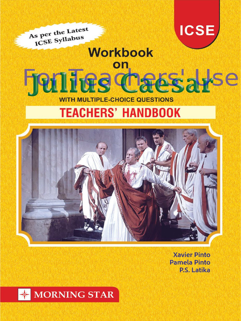 Julius Caesar Teachers' Handbook | PDF | Mark Antony | Julius Caesar