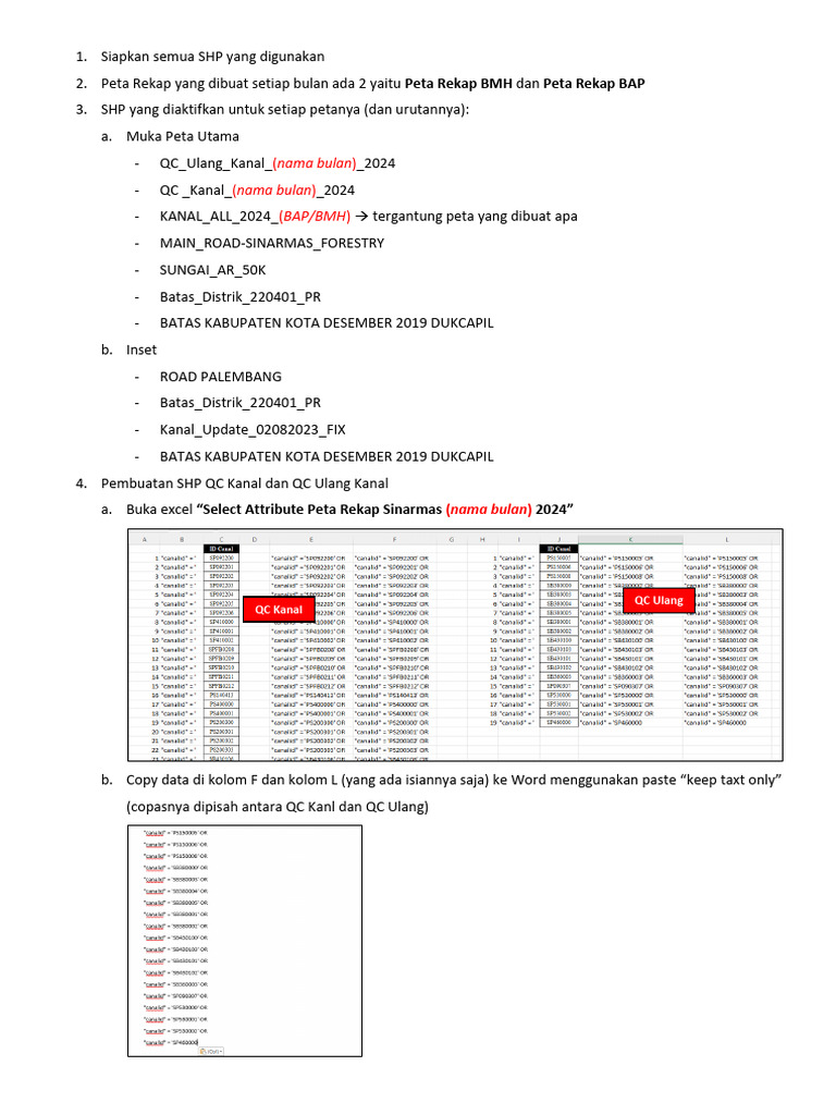 Tutorial Peta Rekap | PDF