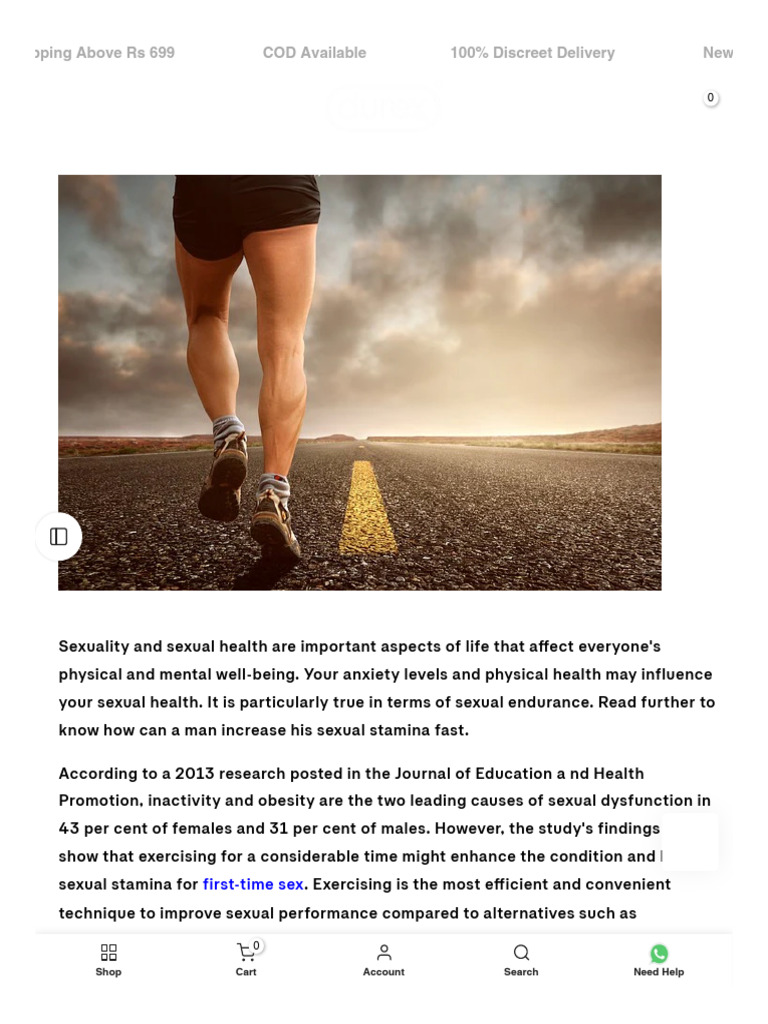 Exercises For Men To Boost Sexual Stamina - Durex India | PDF | Foot ...