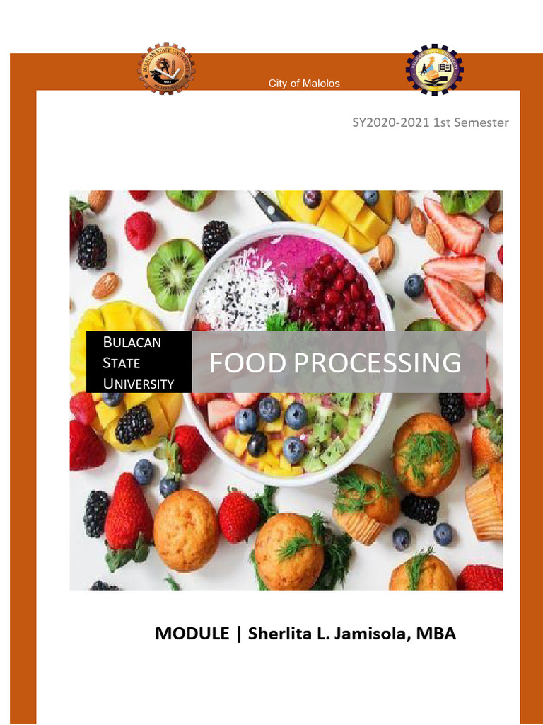 Learning Module in Food Processing EDITED | PDF | Viscosity | Density