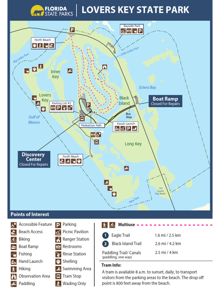 Map - Lovers Key - Handheld | PDF | Trail | Transport