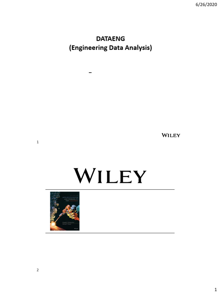 DATAENG Lesson 6a Descriptive Statistics (Self Study) Handout | PDF | Quartile | Statistical ...