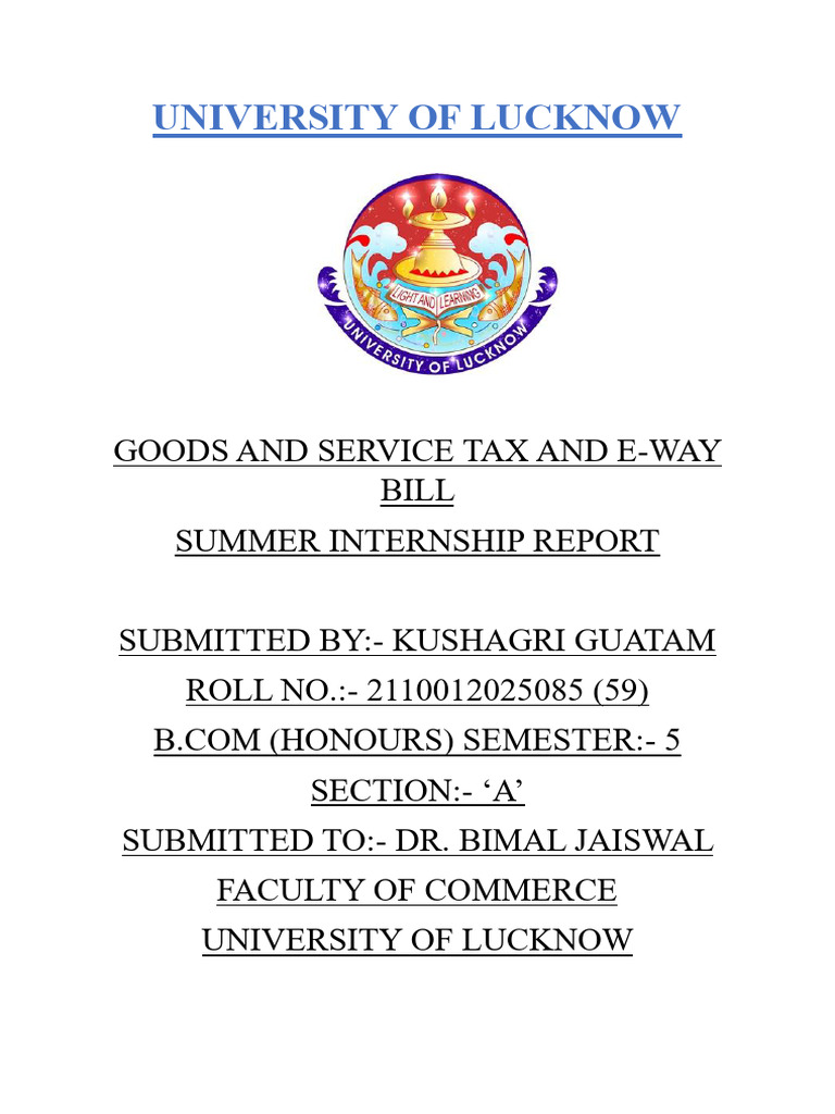 Internship Report Sample | PDF | Value Added Tax | Taxes